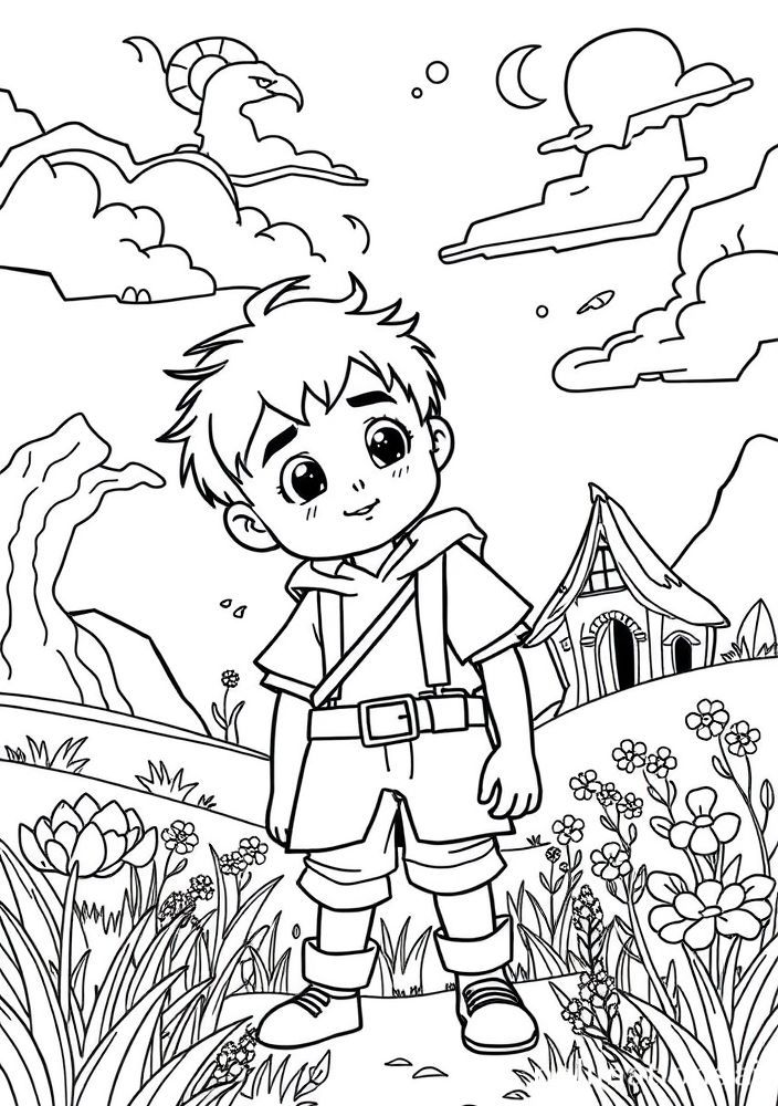 Página Para Colorear De Niños Del Mundo